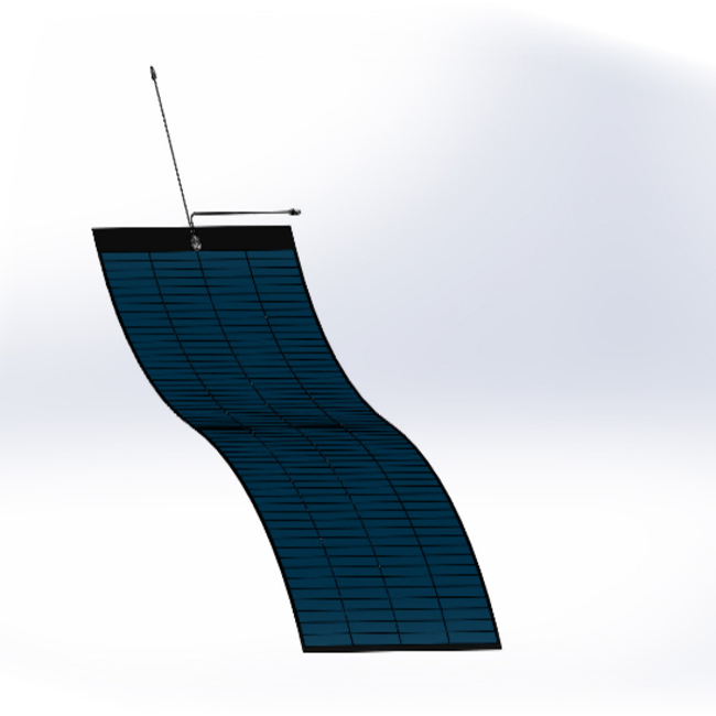 Panel FV Flexible, CIGS, 2.6m, 5.6kg, 480-560W - Energie